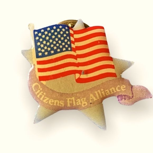 Accessories | Vintage Citizens Flag Alliance Pin | Poshmark